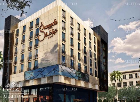 Hotel Exterior Design - Beautiful Landscape designs by Algedra