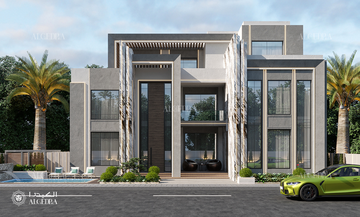 Latest Villa Exterior Designs By Algedra Designers