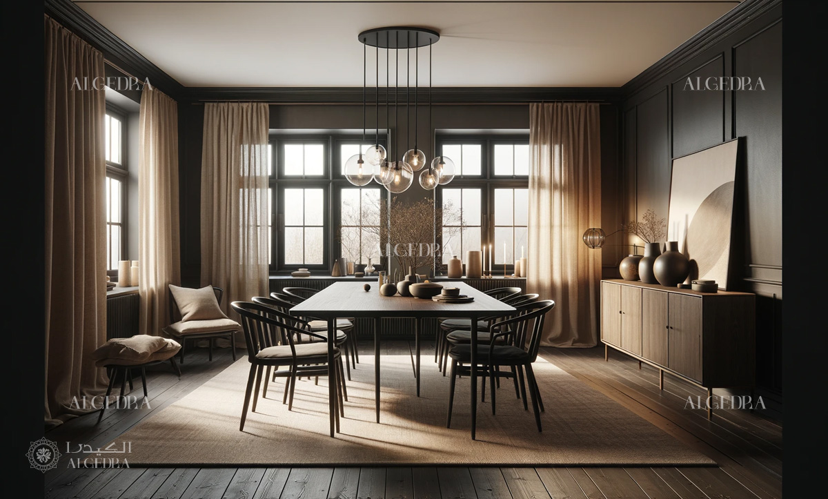 استكشاف جوهر طراز Nordic Noir في التصميم الداخلي