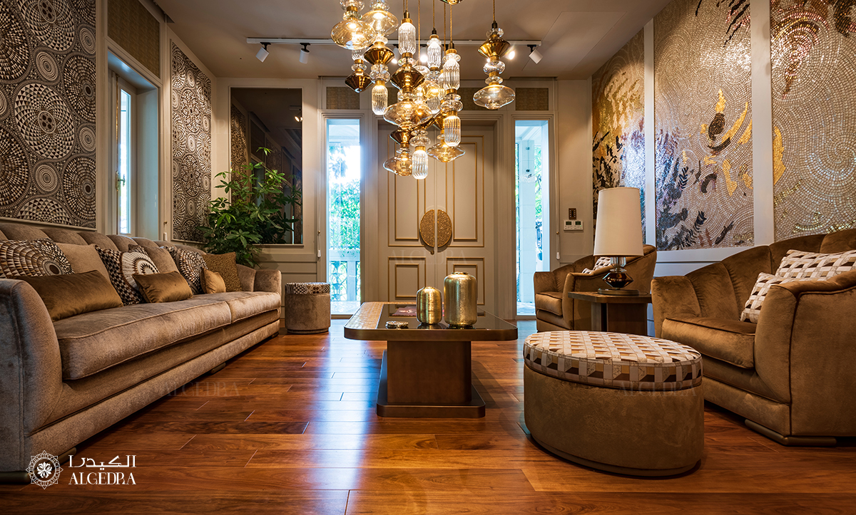 Creating a palatial look in a villa