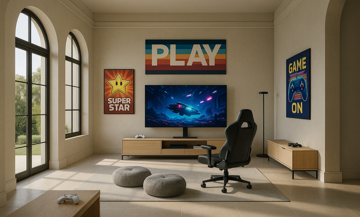 Interior Design Tips for a Stylish Game Room