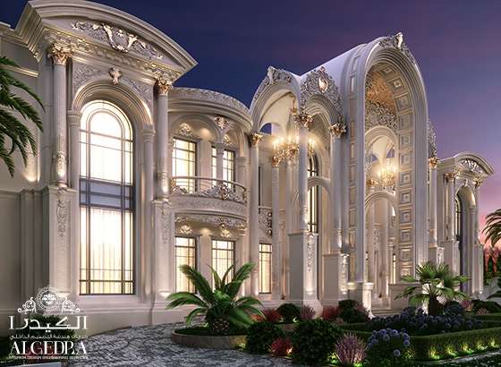 Beautiful Palace Exterior - Exterior Residential Design | ALGEDRA